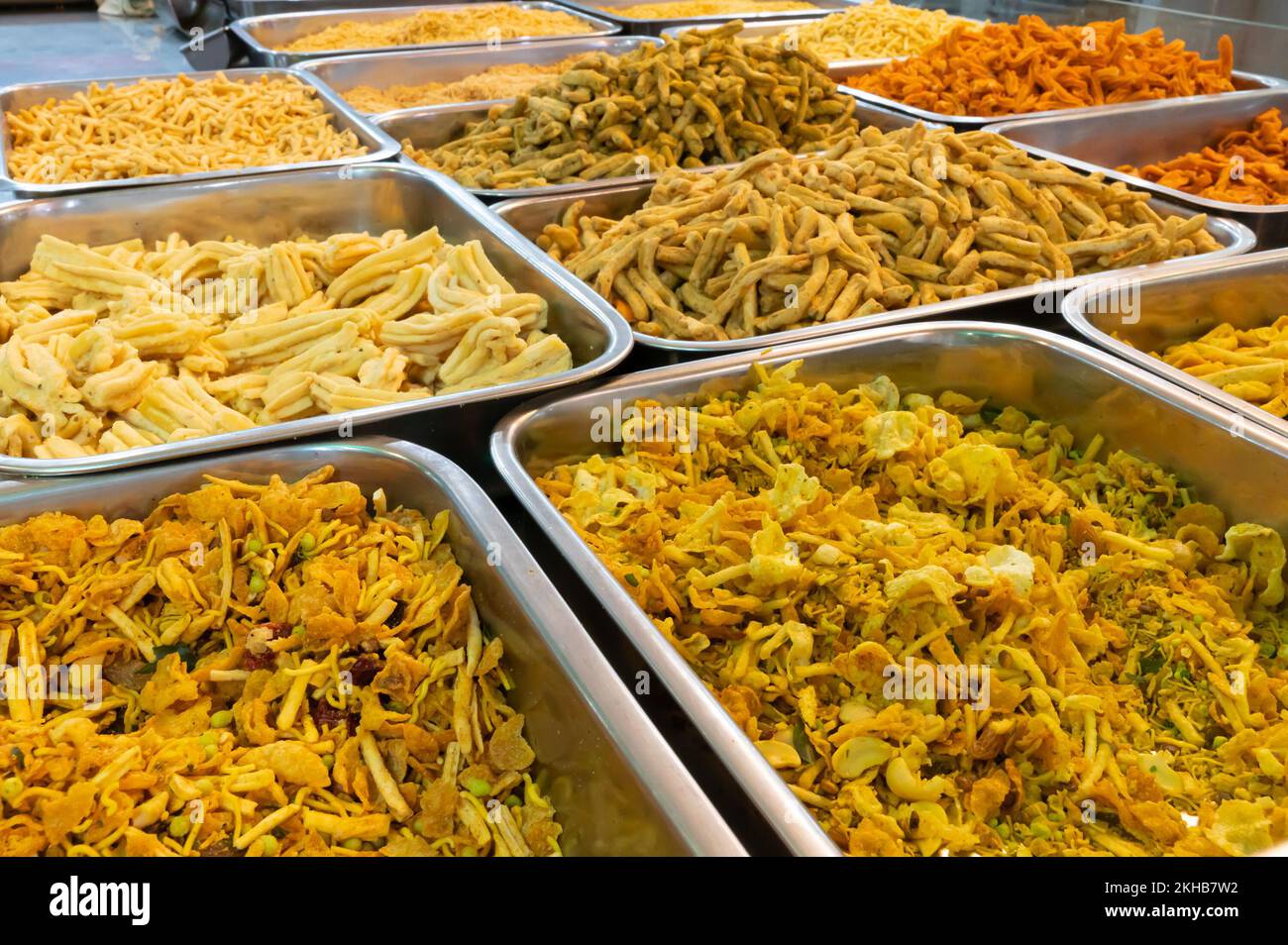Bhujia, a spicy deep-fried sev filled with a burst of flavors, made ...