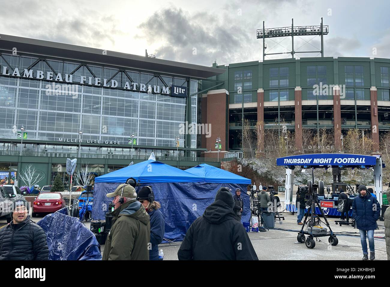 A general overall view of the Amazon Prime Thursday Night Football ...