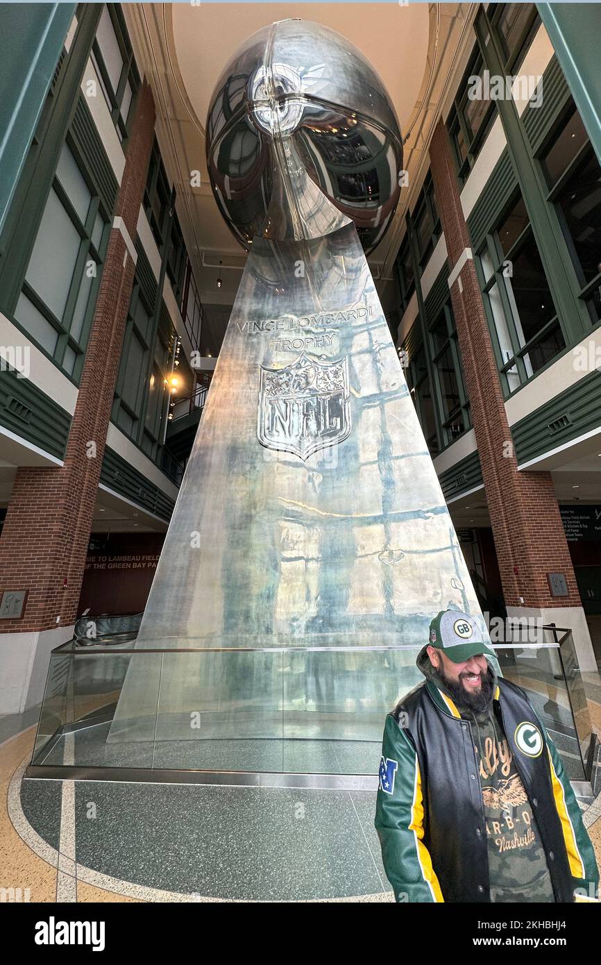 Lombardi trophy replica hi-res stock photography and images - Alamy