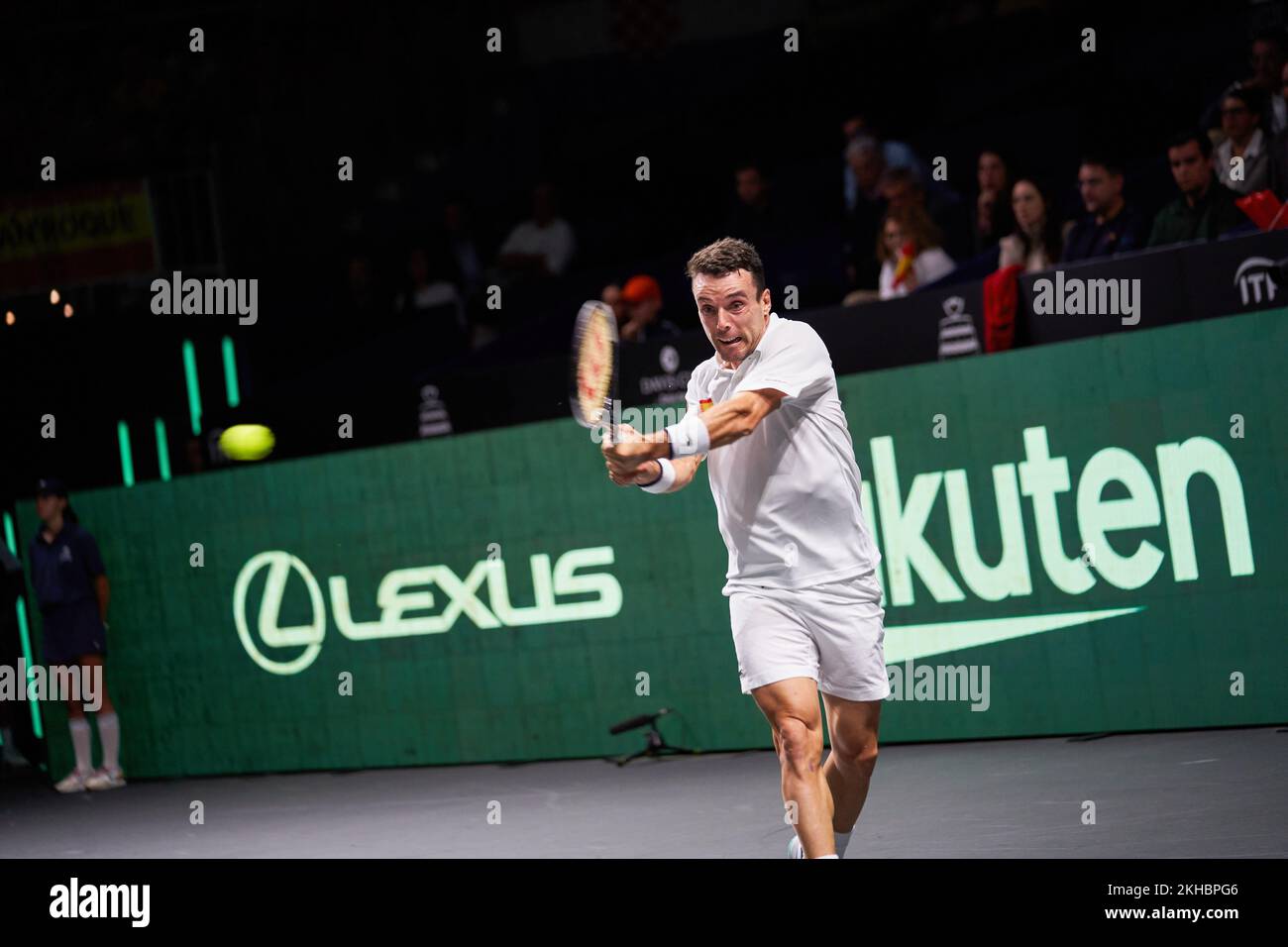 Malaga, Spain. 23rd Nov, 2022. Roberto Bautista Agut of Spain in action ...