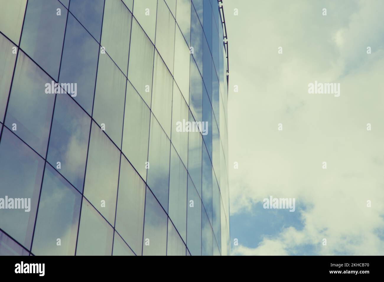 Blue glass of windows building background Stock Photo - Alamy