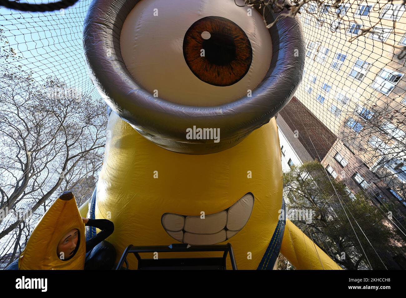 View of the new addition the ‘Stuart The Minion’ ballon on the eve of ...