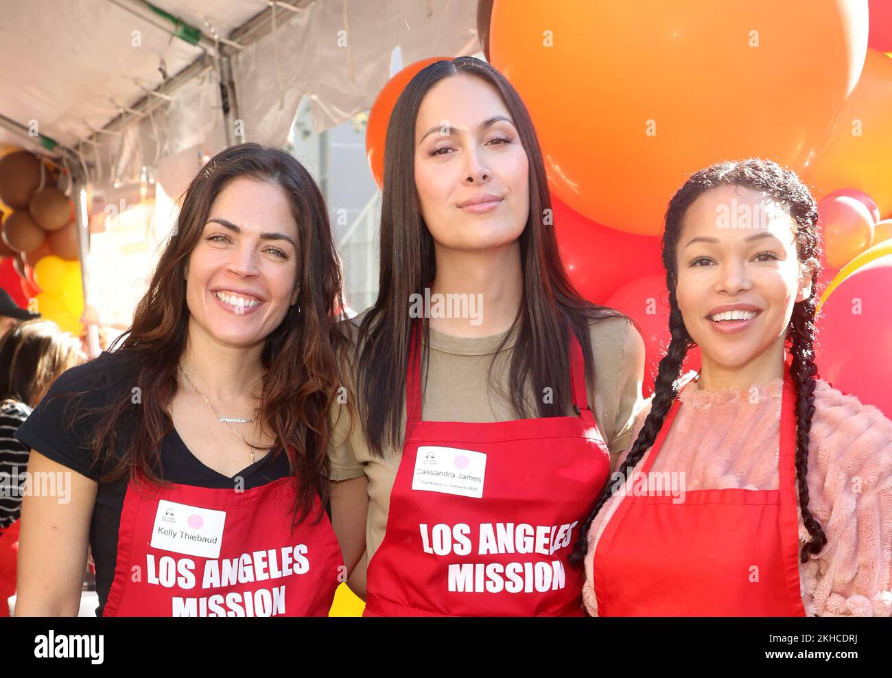 Los Angeles, California, USA. 23rd Nov, 2022. Kelly Thiebaud, Cassandra ...