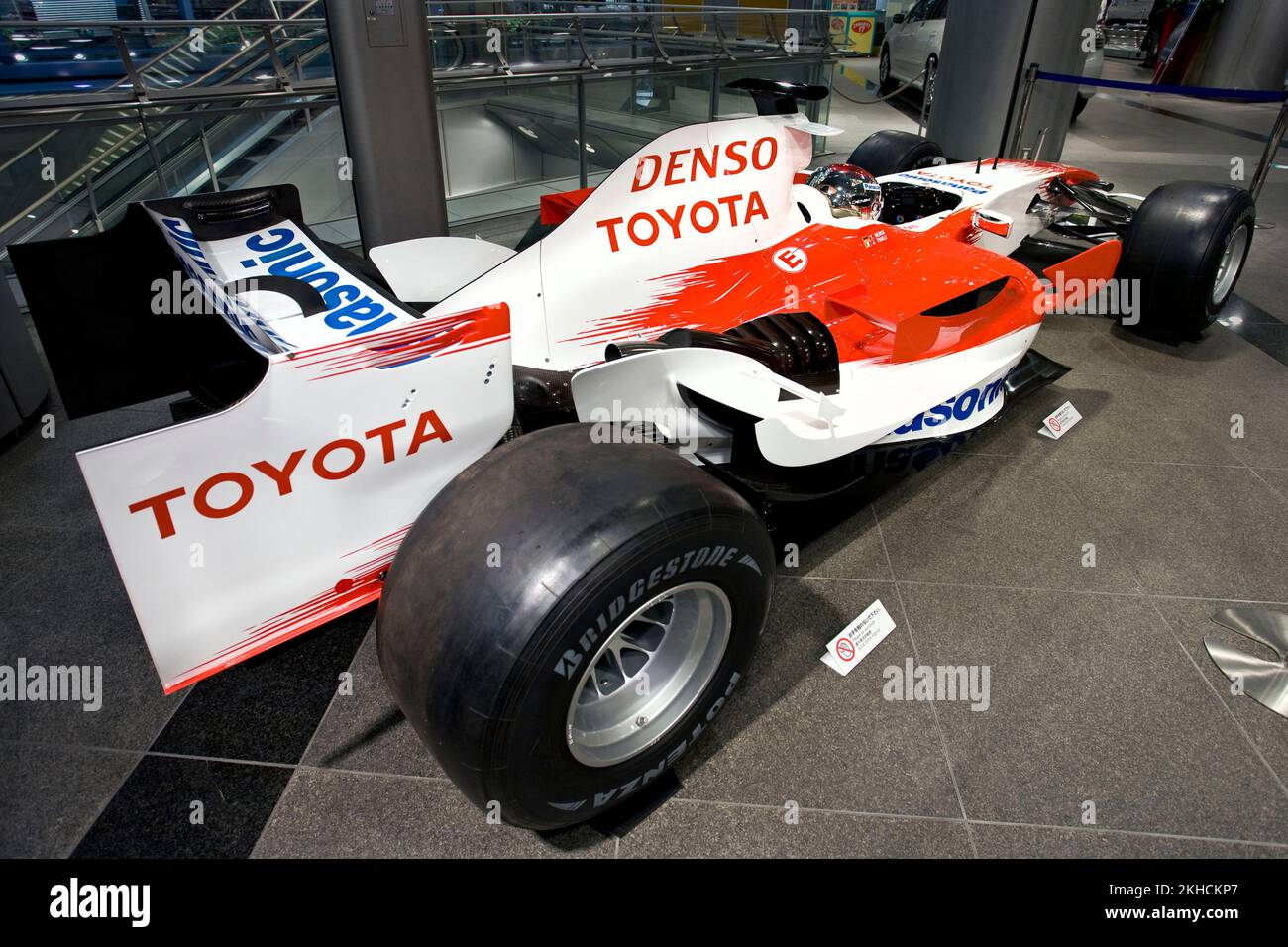Toyota Formula One race car Toyota Auto Salon Tokyo Japan Stock Photo ...