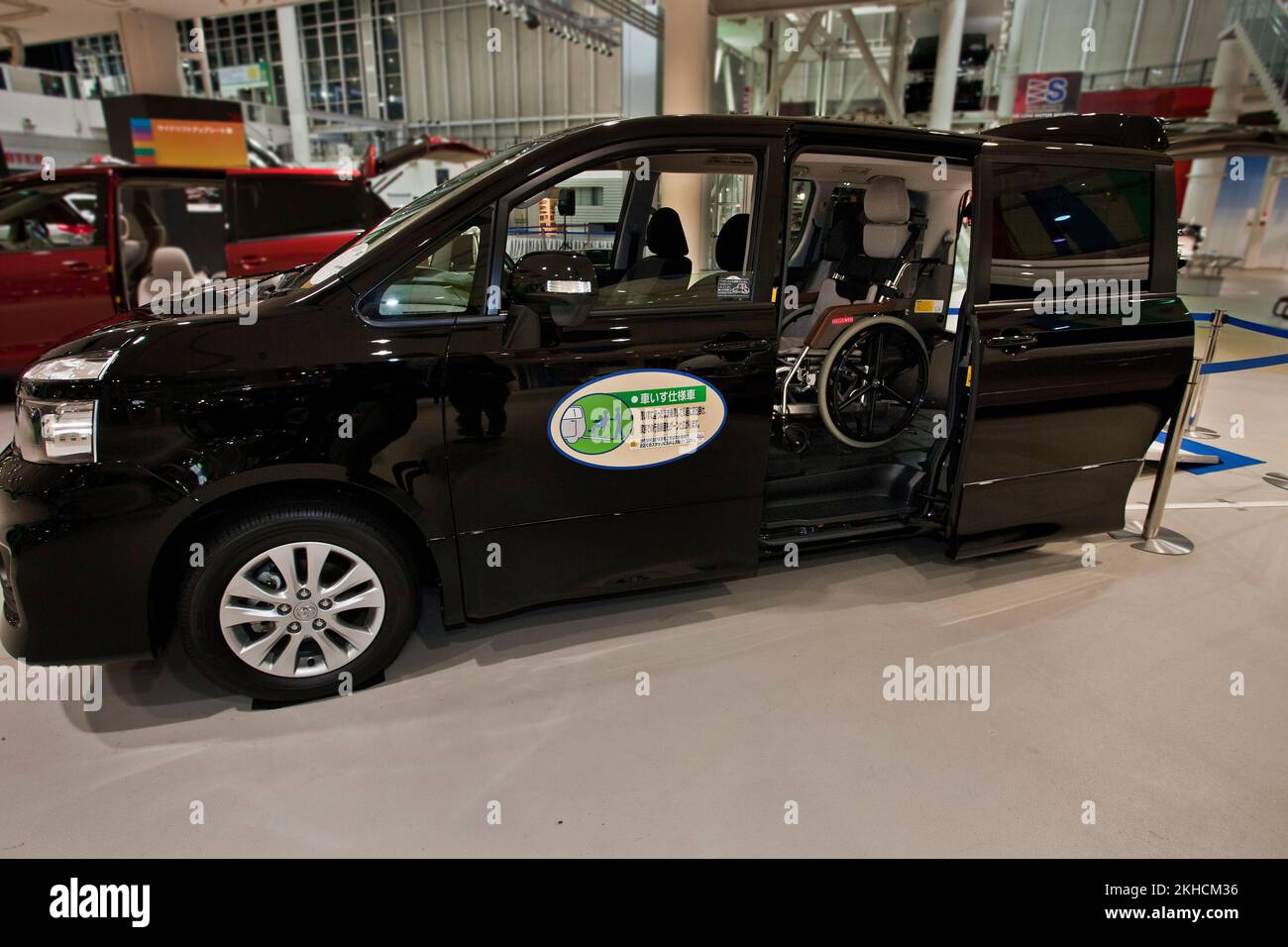 Toyota van for wheelchair passengers Toyota showroom Odaiba Tokyo Japan ...