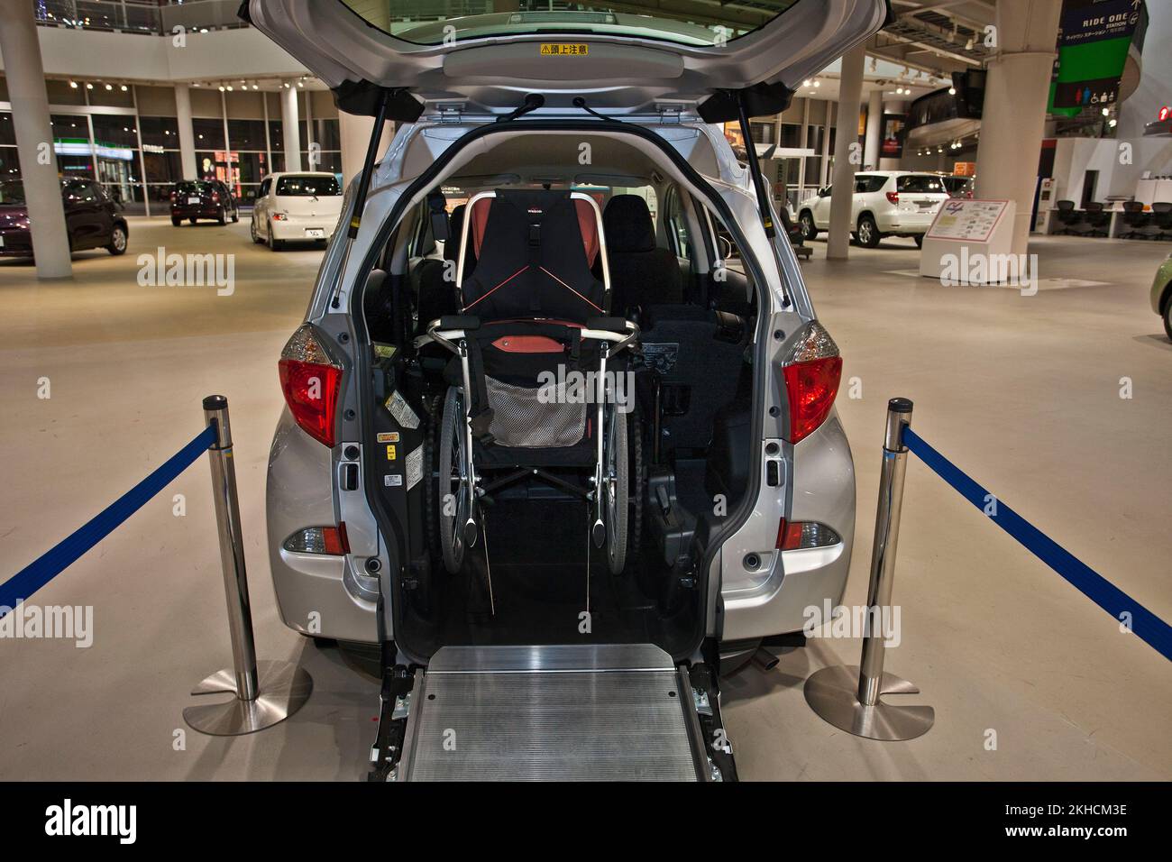 Toyota Welcab hatchback car for wheelchair passengers Toyota showroom ...