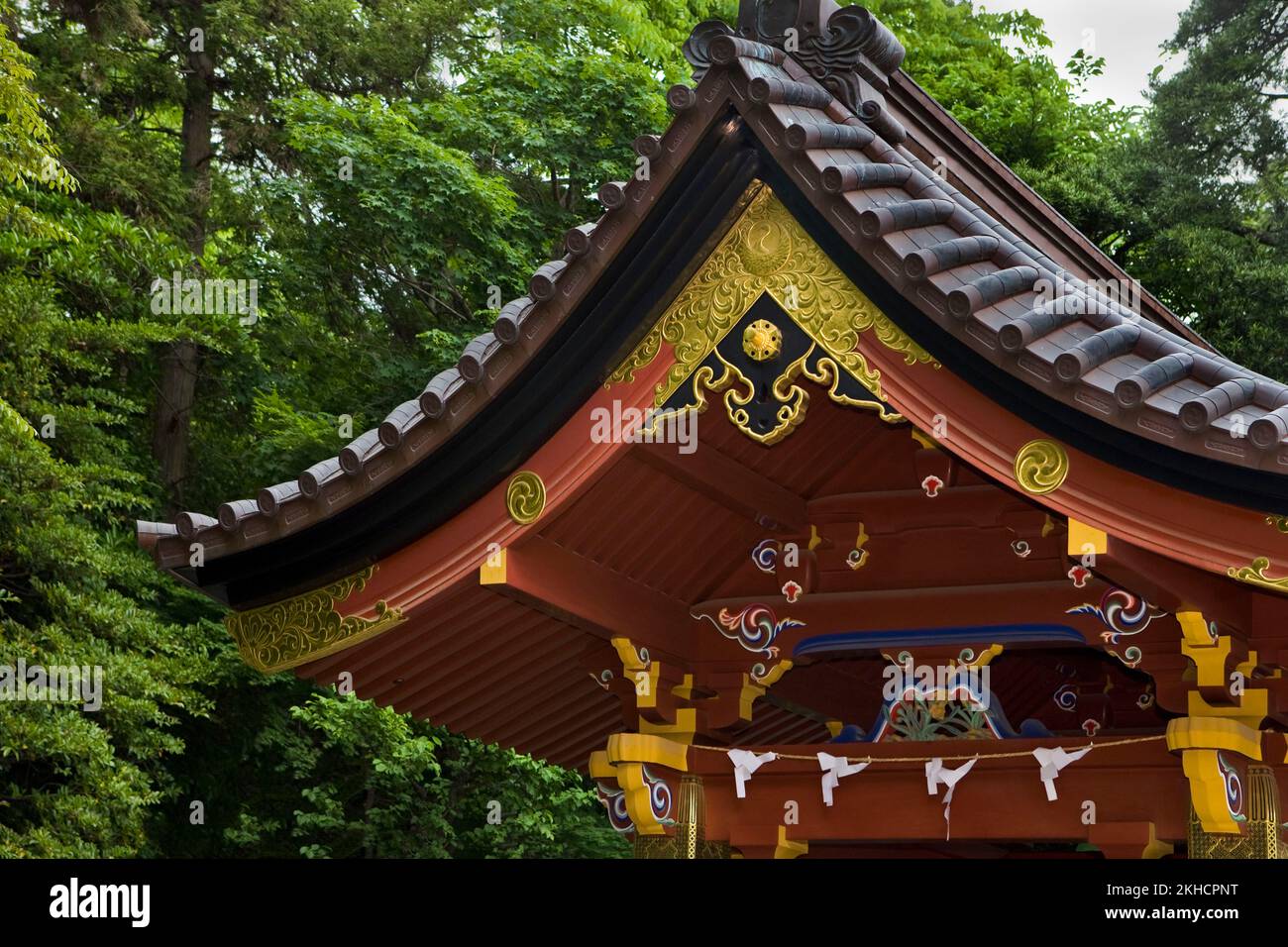 Typical design Shinto shrine Kamakura Japan Stock Photo - Alamy