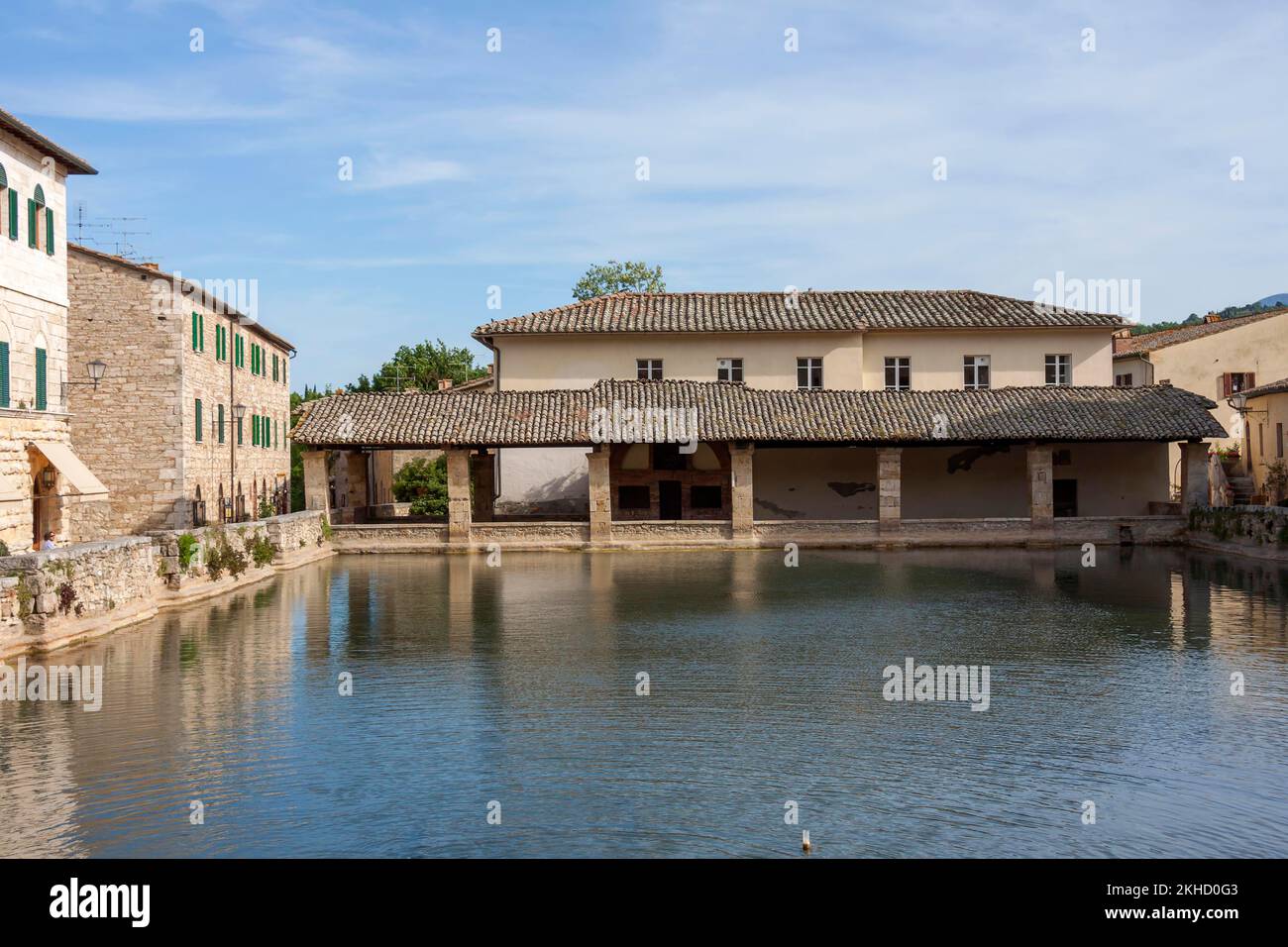 Bagno Vignoni, thermal pools, Val d'Orcia, Orcia Valley, UNESCO World ...