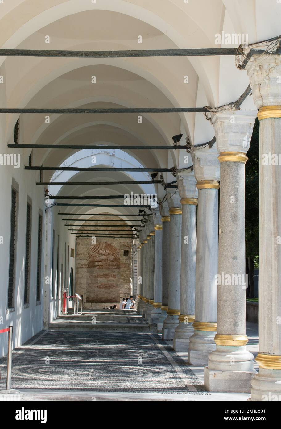 Ancient columns from Ottoman times in the view Stock Photo - Alamy