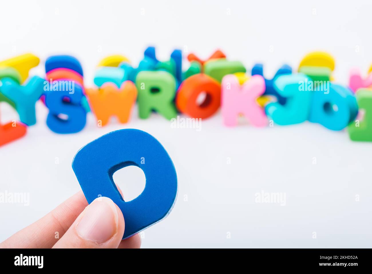Letter cubes of Alphabet made of wood Stock Photo - Alamy