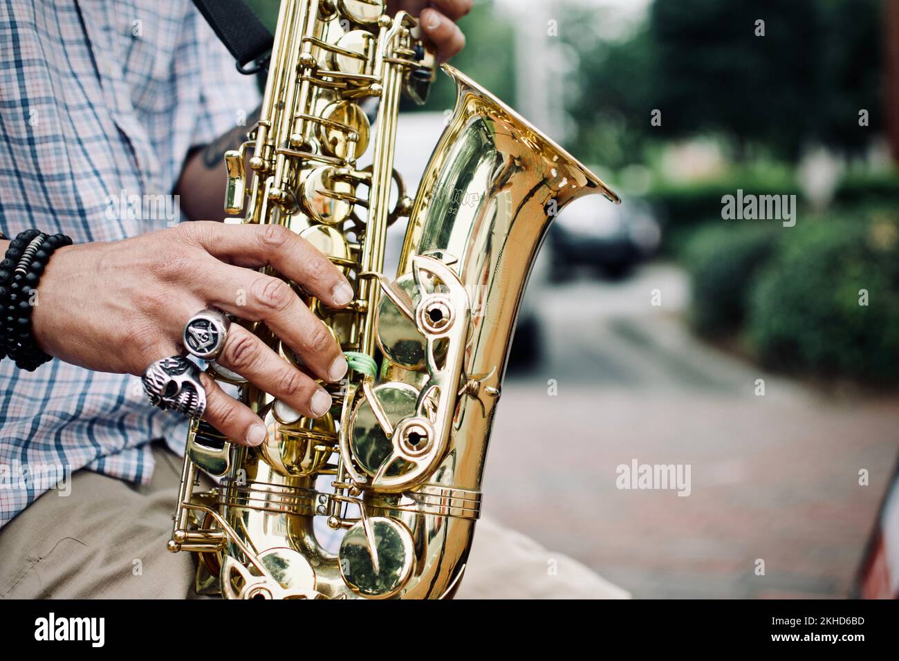 Jazz musician posing saxophone hi-res stock photography and images - Alamy