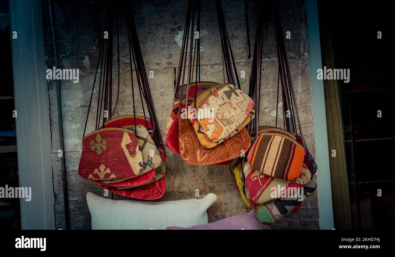 Traditional turkish handmade bag Stock Photo - Alamy