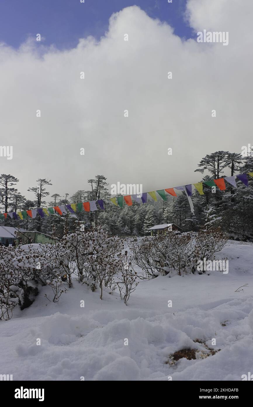 Snowfall in sikkim hi-res stock photography and images - Alamy