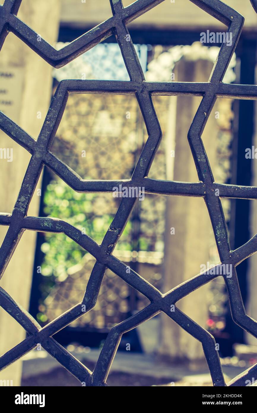 Example of Ottoman art patterns applied on metals Stock Photo - Alamy