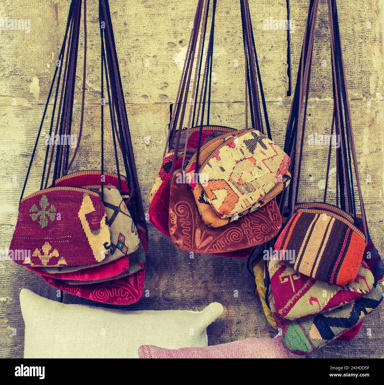 Traditional turkish handmade bag Stock Photo - Alamy