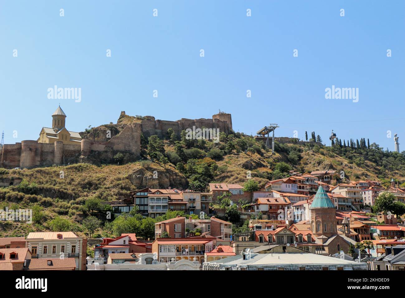 Beautiful panoramic view of Tbilisi in Georgia Stock Photo - Alamy