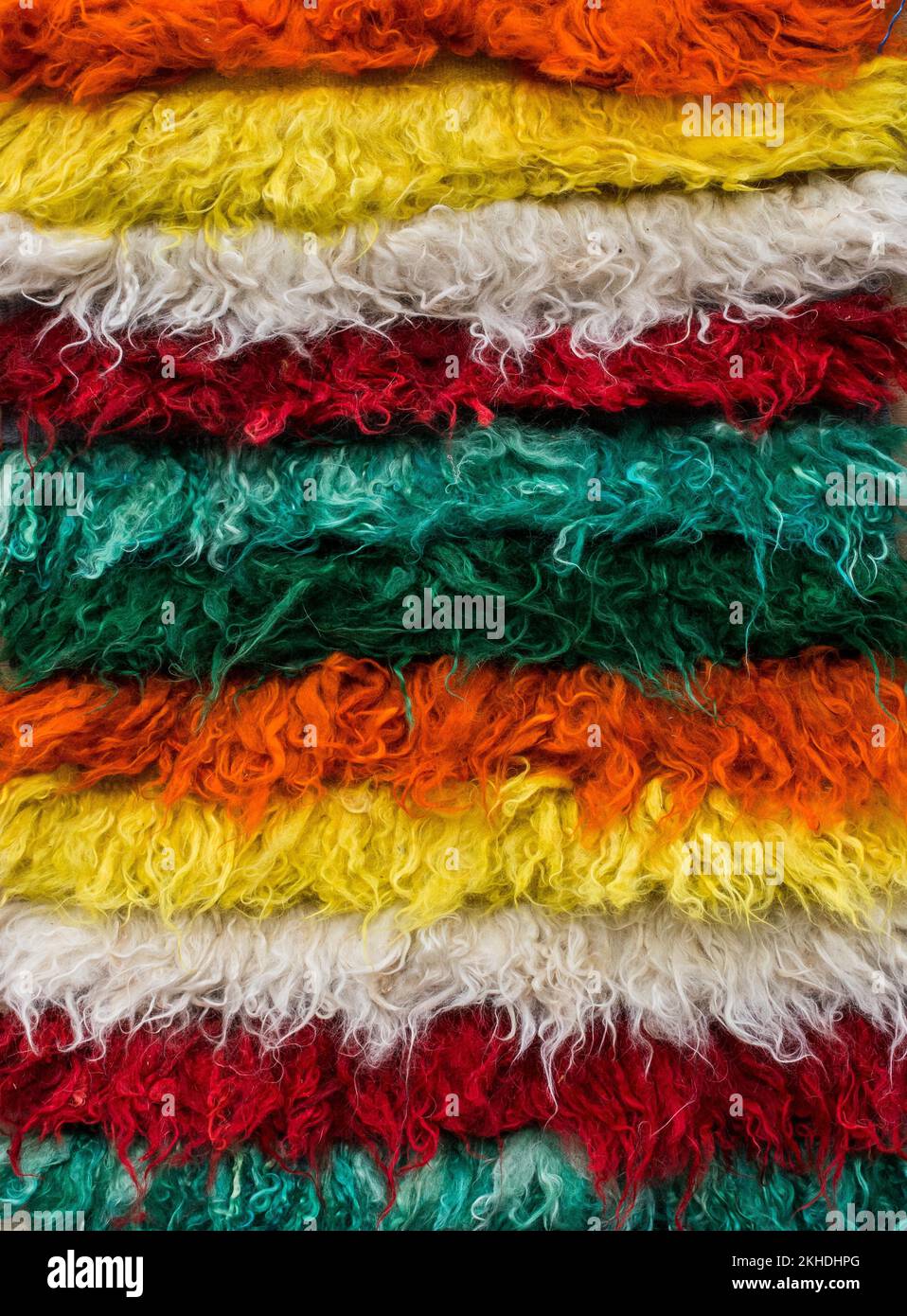 Heap of colorful wool as a texture background Stock Photo - Alamy