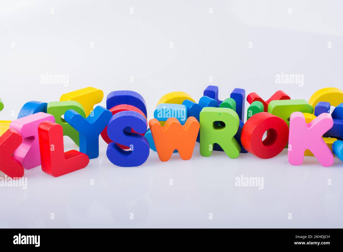 Letter cubes of Alphabet made of wood Stock Photo - Alamy