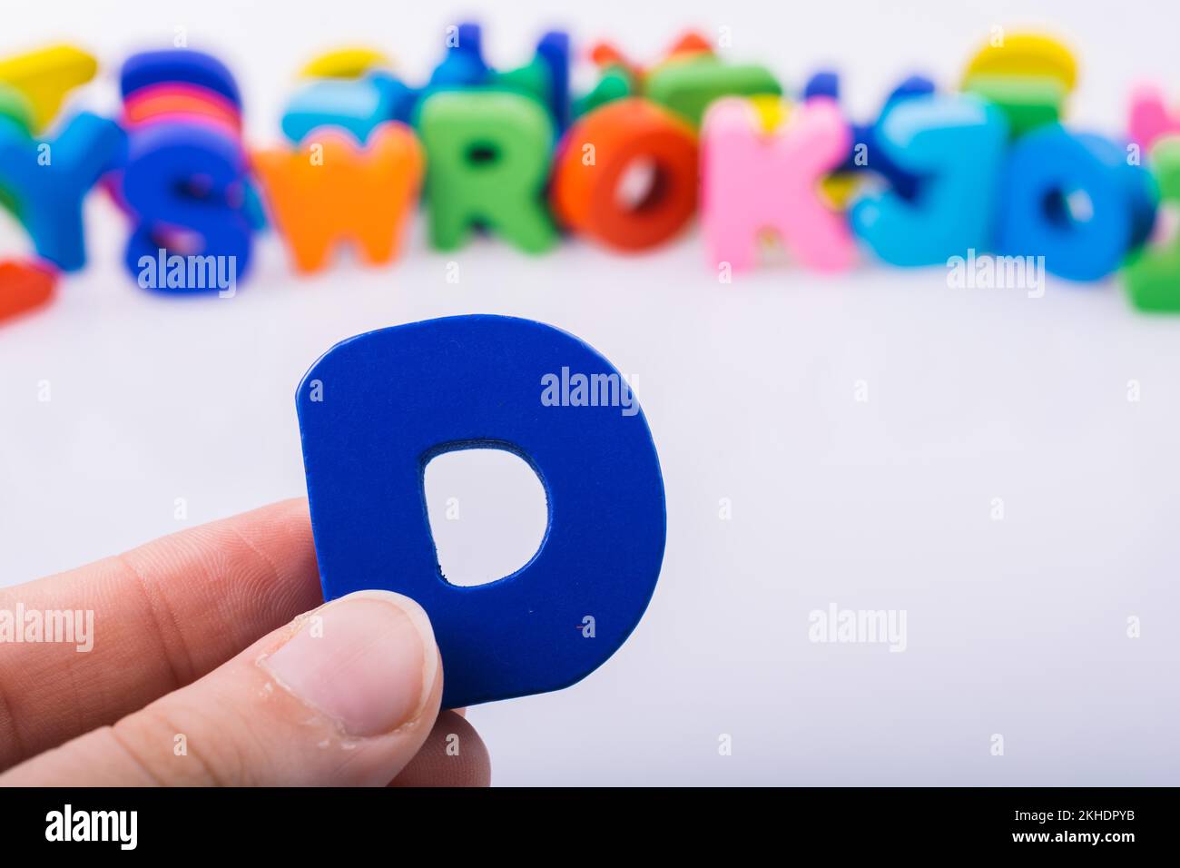 Letter cubes of Alphabet made of wood Stock Photo - Alamy