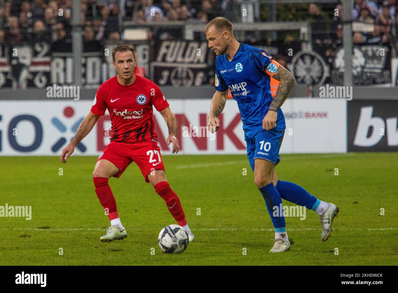 DFB Pokal 2nd main round 22/23 GAZI-Stadion auf der Waldau Stuttgart ...