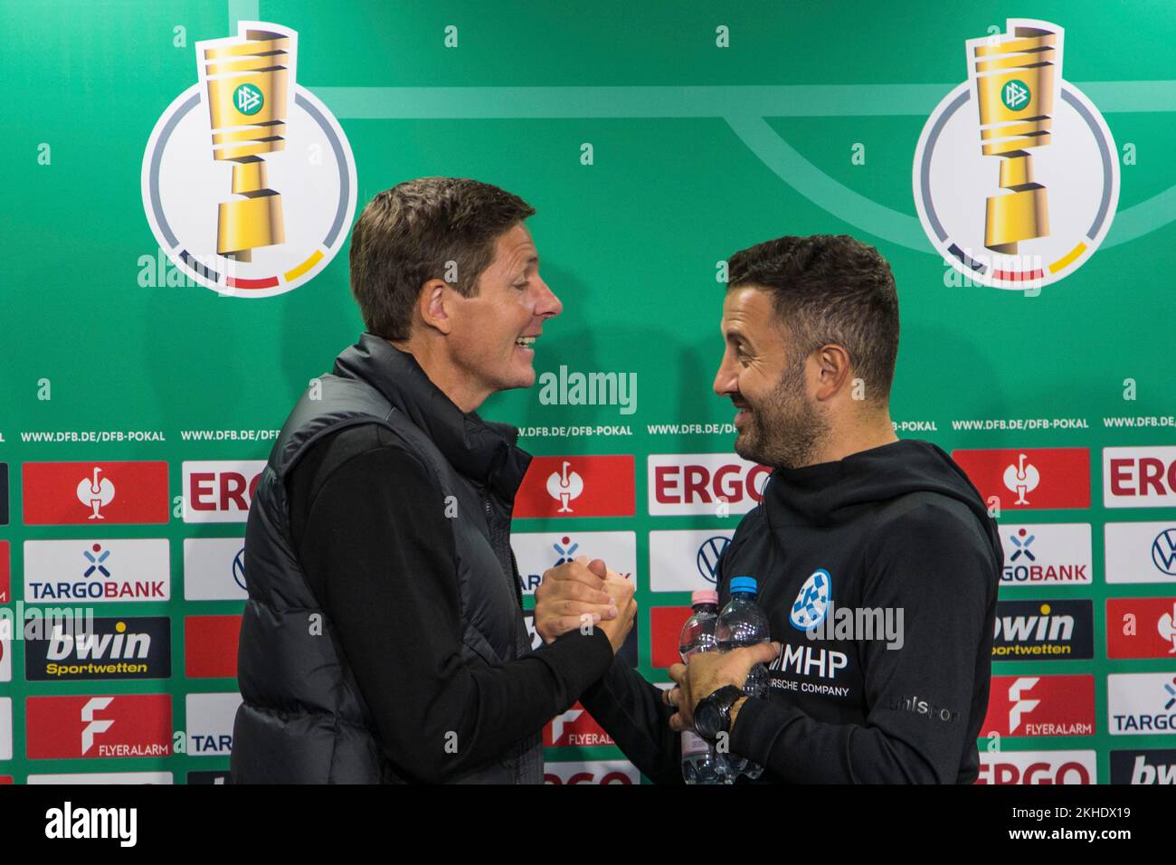 DFB Pokal 2nd main round 22/23 GAZI-Stadion auf der Waldau Stuttgart ...