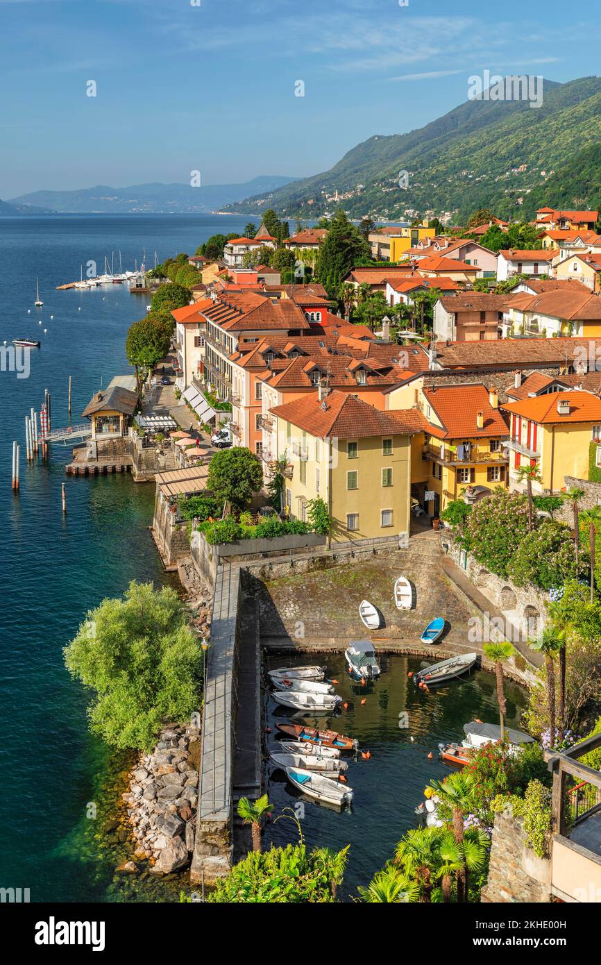 Cannero Riviera, Lake Maggiore, Piedmont, Italy, Europe Stock Photo - Alamy