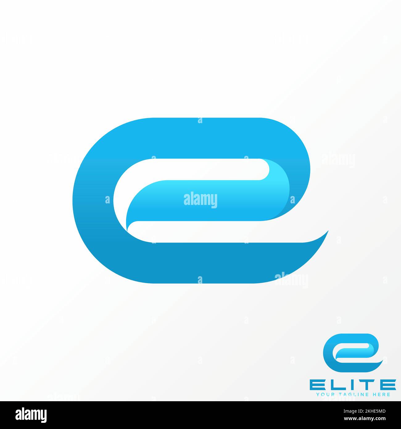 unique letter or word E lowcase font on 3D shape creative image graphic ...