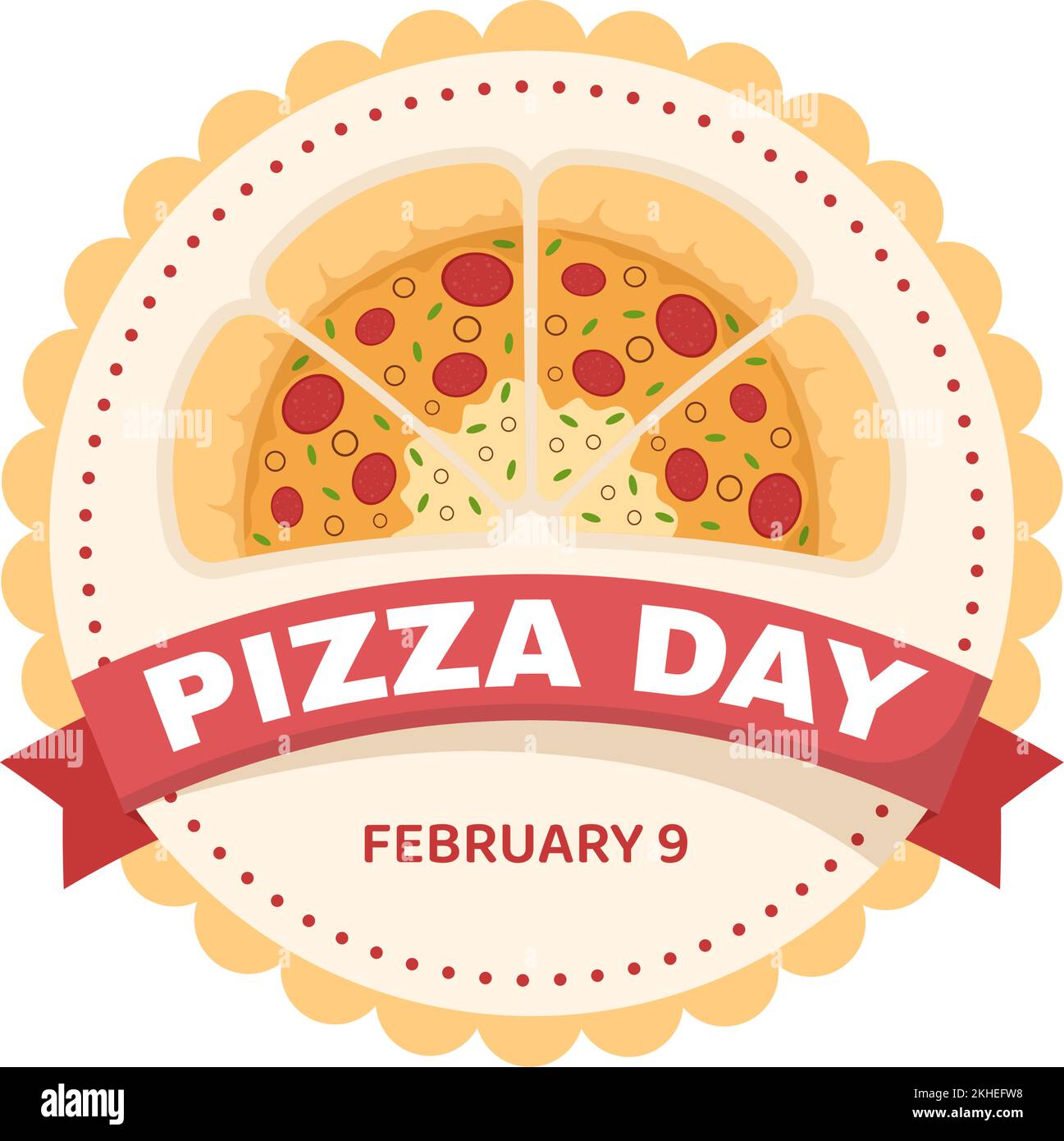 National Pizza Day on Celebration February 9 by Consuming Various Slice ...