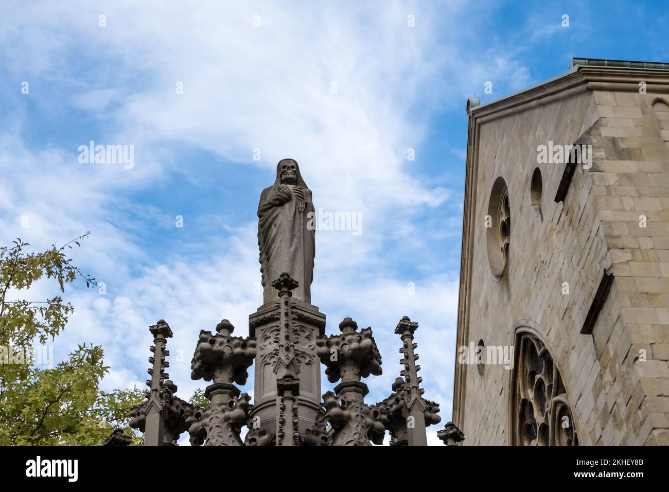Architectural detail of the Munster Cathedral, one of the most ...