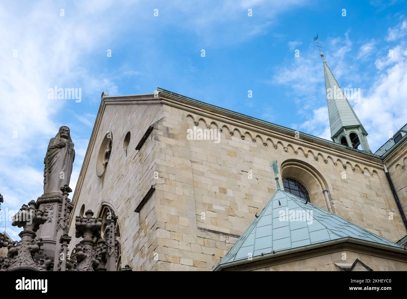 Architectural detail of the Munster Cathedral, one of the most ...