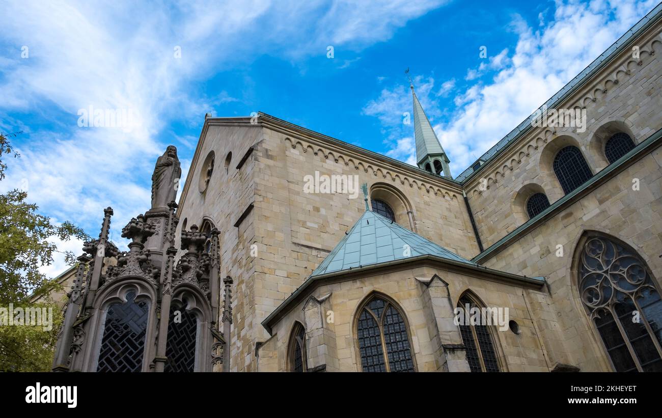 Architectural detail of the Munster Cathedral, one of the most ...