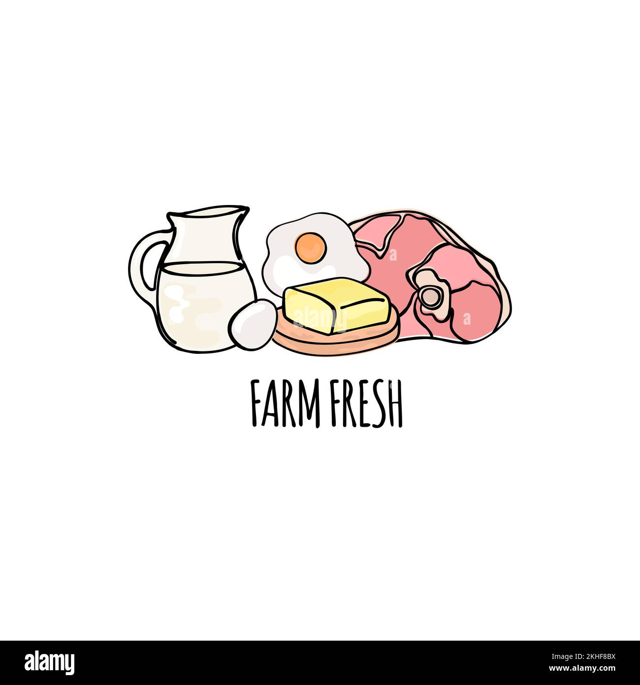 FARM FRESH FOOD Rural Healthy Nutrition Menu Natural Products From ...