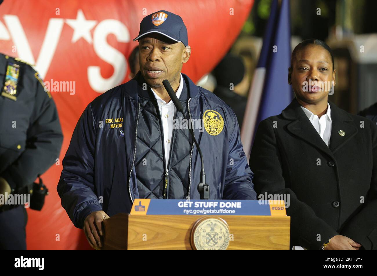 United Nations, New York, USA, November 23, 2022 - New York City Mayor ...