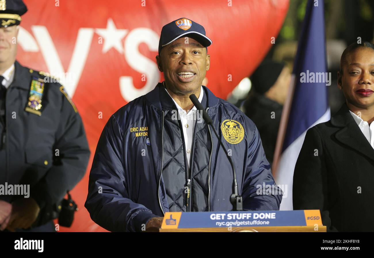 United Nations, New York, USA, November 23, 2022 - New York City Mayor ...