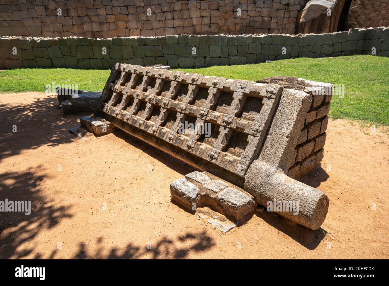 The royal enclosure in Hampi was the Vijayanagara kingdom, Karnataka ...