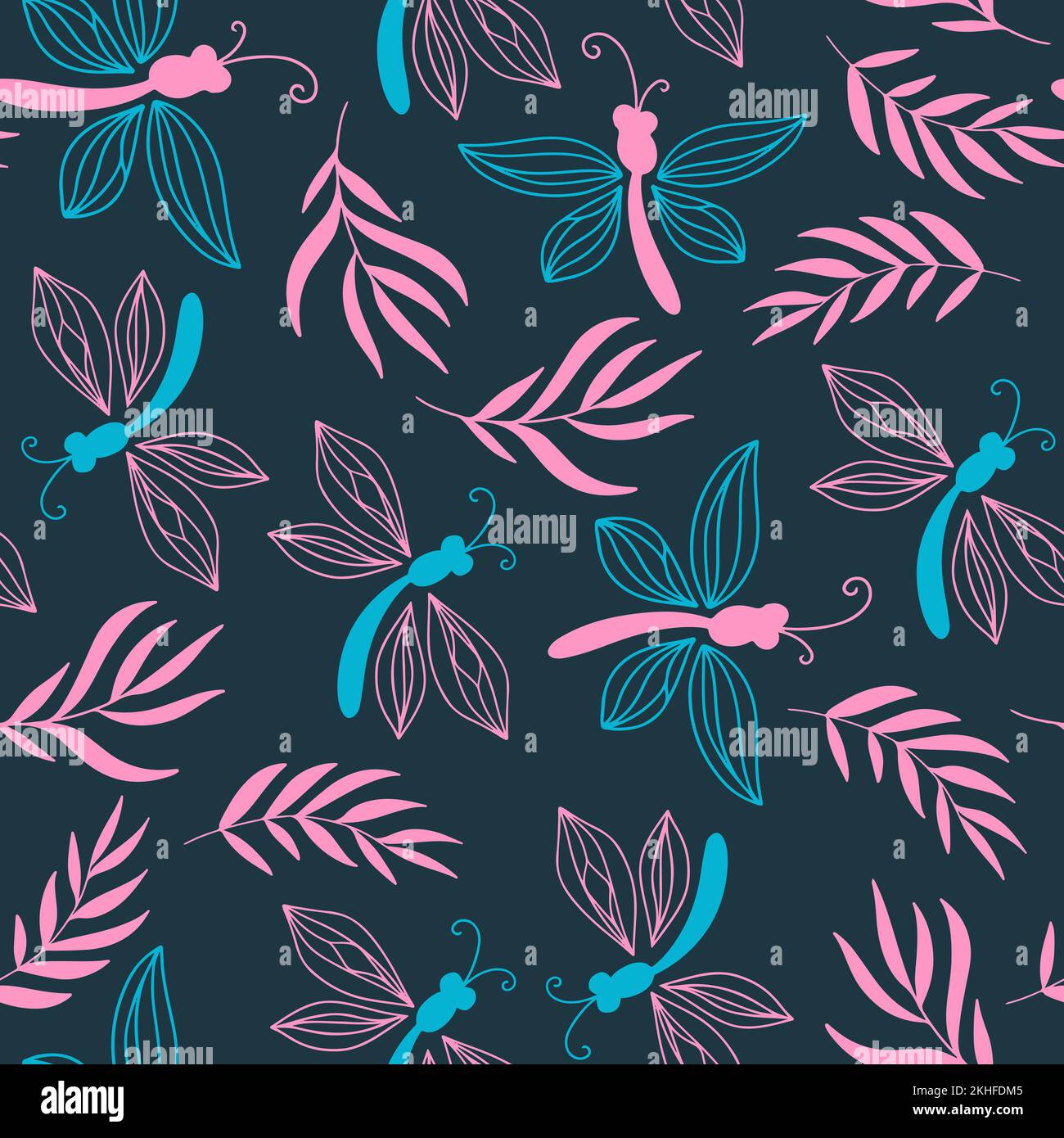 FLORAL PAPER Season Nature Spring Holiday Cartoon Hand Drawn Seamless ...