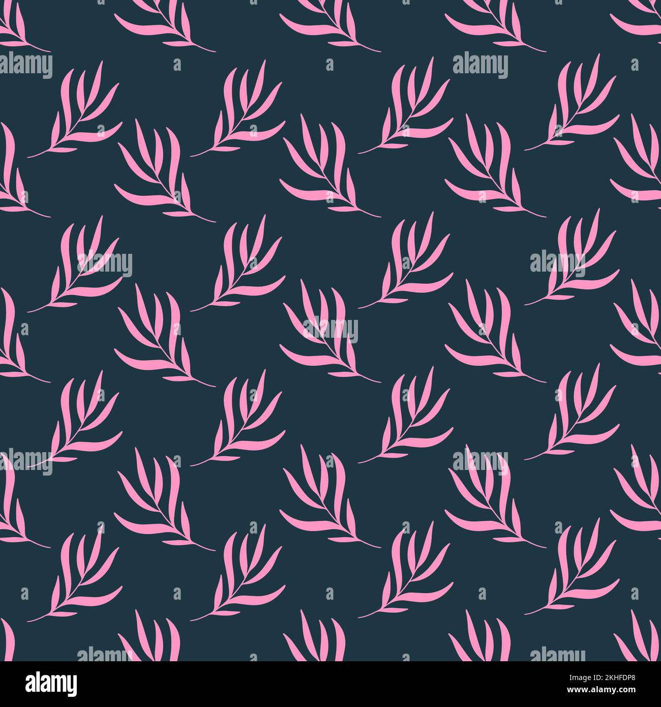 FLORAL TEXTILE Season Nature Spring Holiday Cartoon Hand Drawn Seamless ...