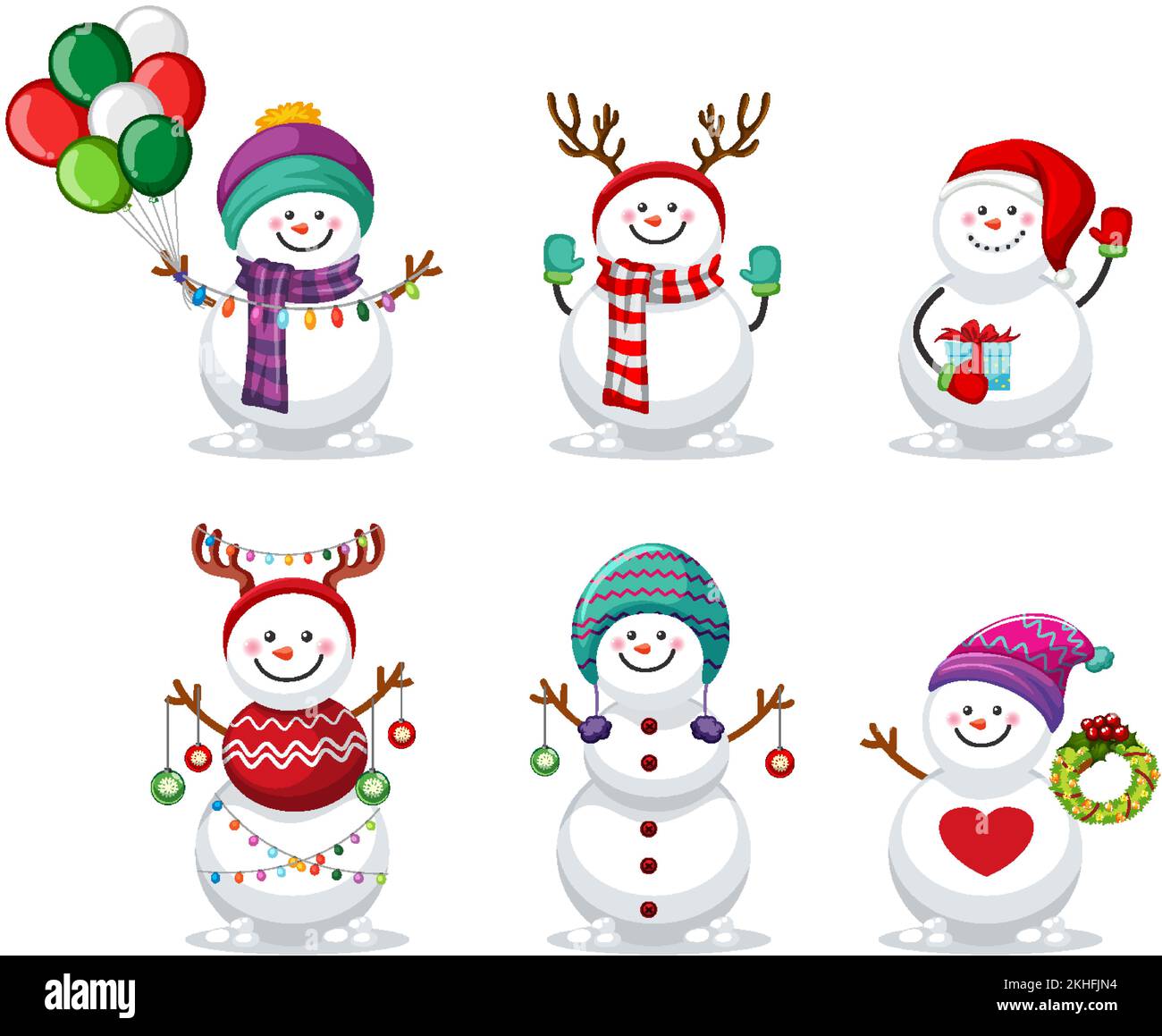 Snowman series Cut Out Stock Images & Pictures - Alamy
