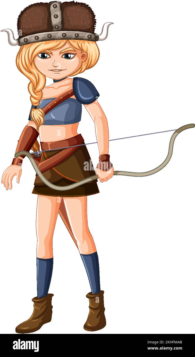 Female archer clipart hi-res stock photography and images - Alamy