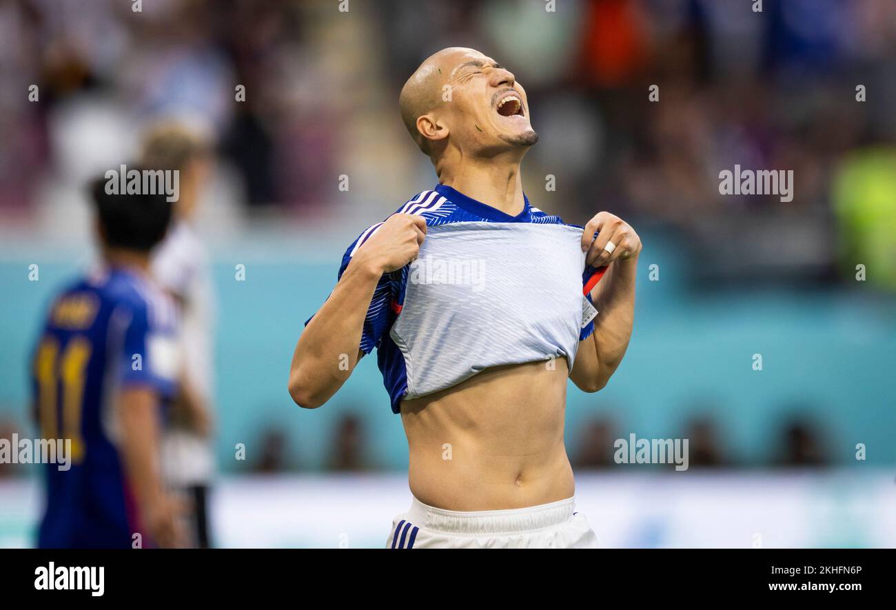 Doha, Qatar. 23rd Nov, 2022. Daizen Maeda (Japan) Germany - Japan World ...