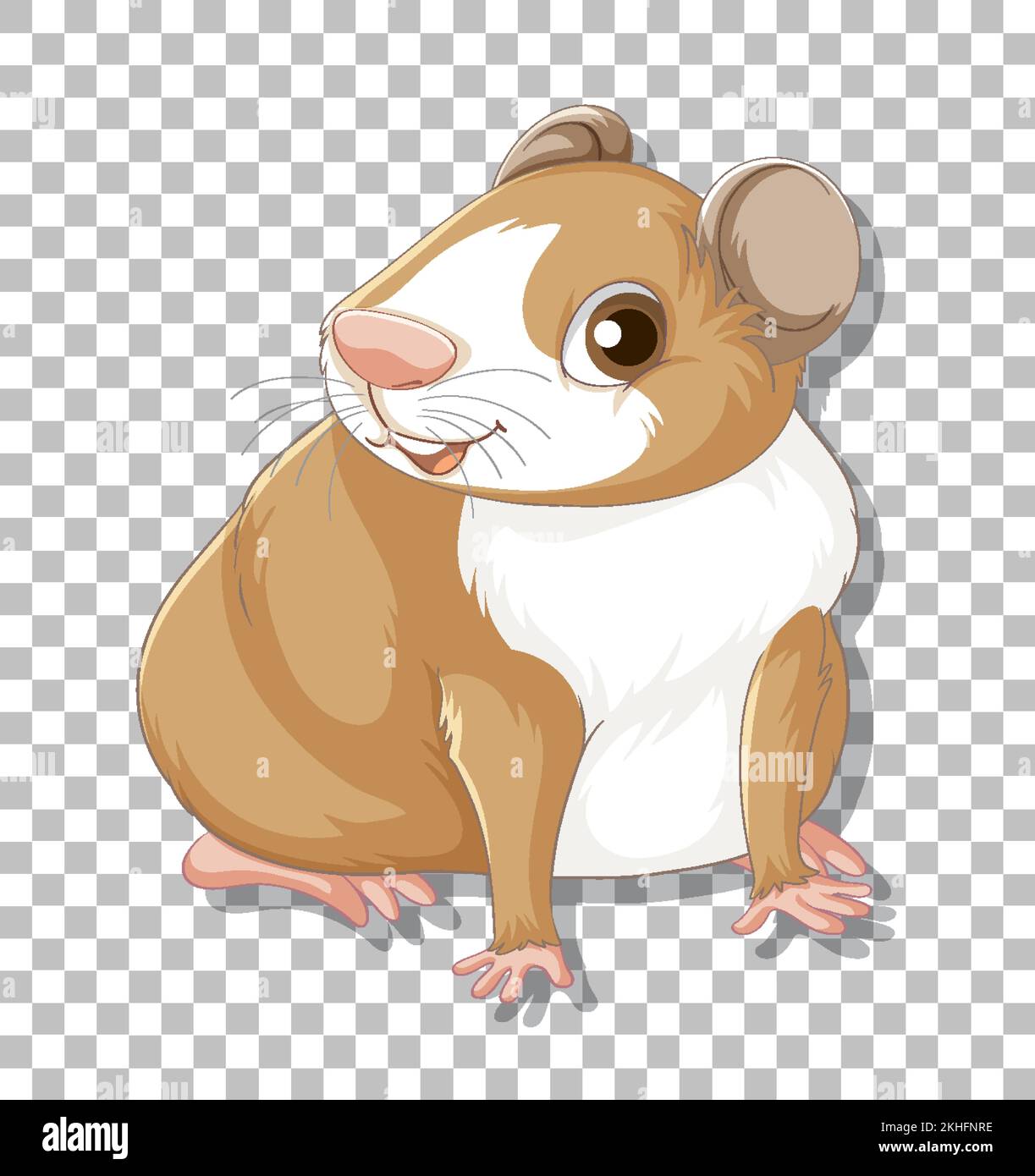 Hamster in cartoon style illustration Stock Vector Image & Art - Alamy