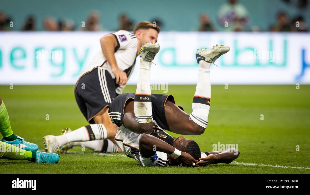 Doha, Qatar. 23rd Nov, 2022. Antonio Rüdiger (Deutschland) Germany ...