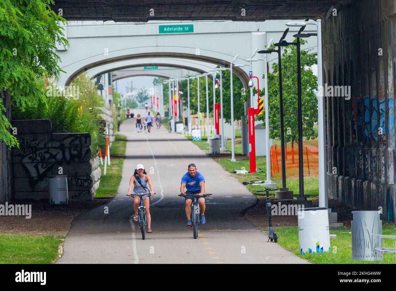 The 'Dequindre Cut' is a former Grand Trunk Western Railroad line ...