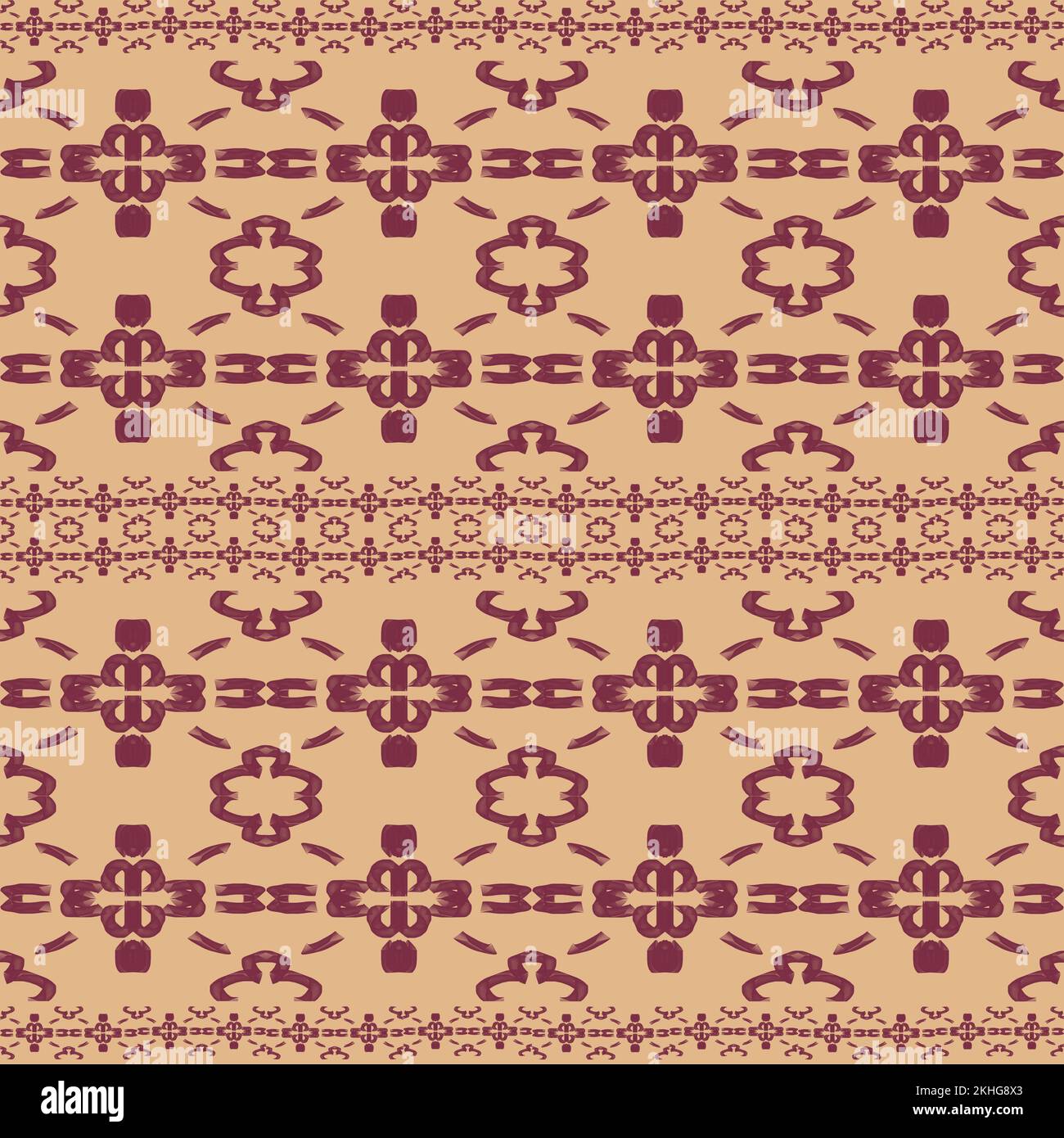 seamless ethnic rotary repeat fabric and tile Stock Photo - Alamy