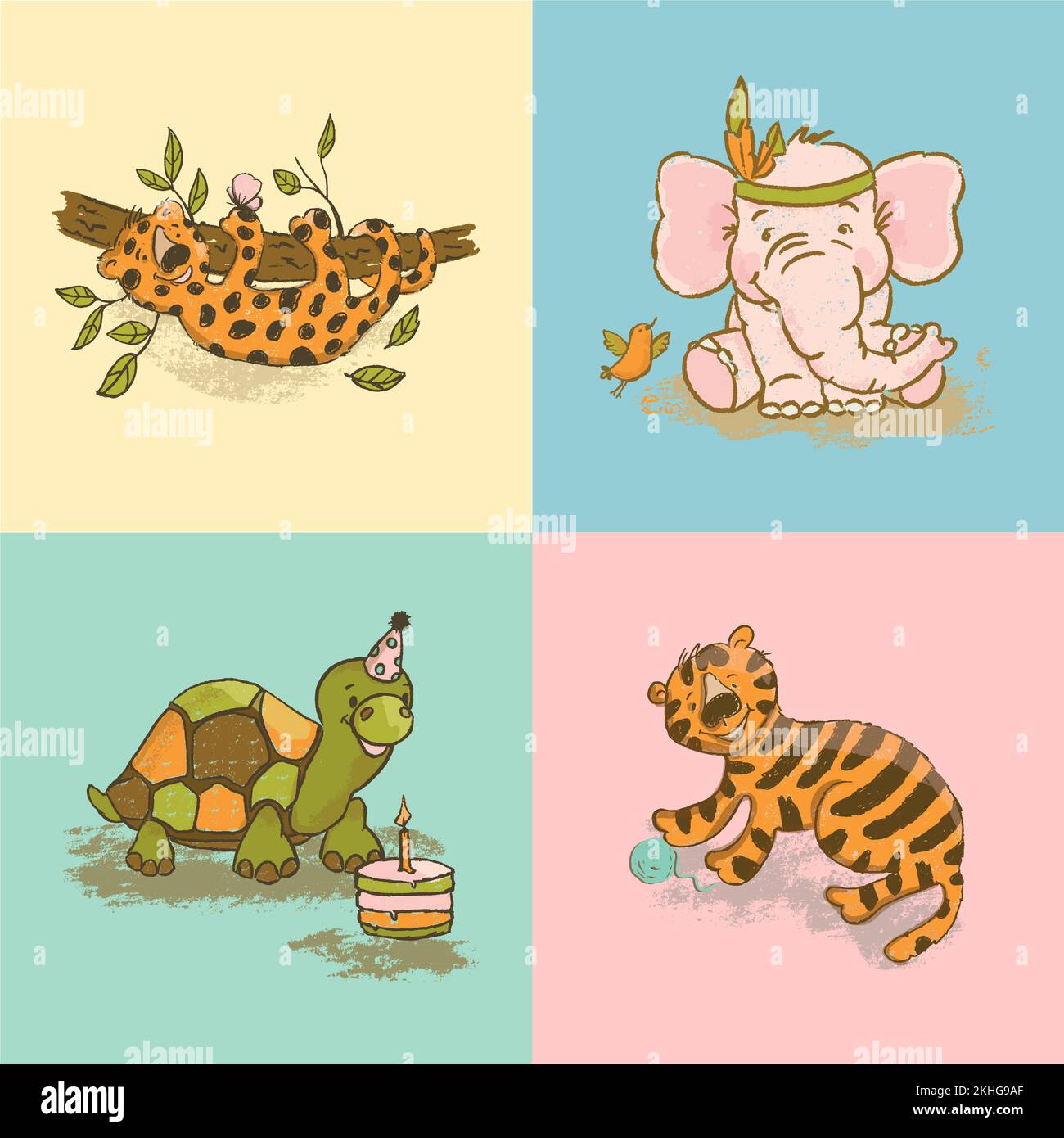 Circus Tiger Cartoon