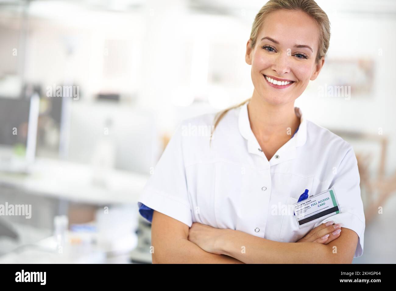Science is her calling. A cropped portrait of a beautiful scientist ...