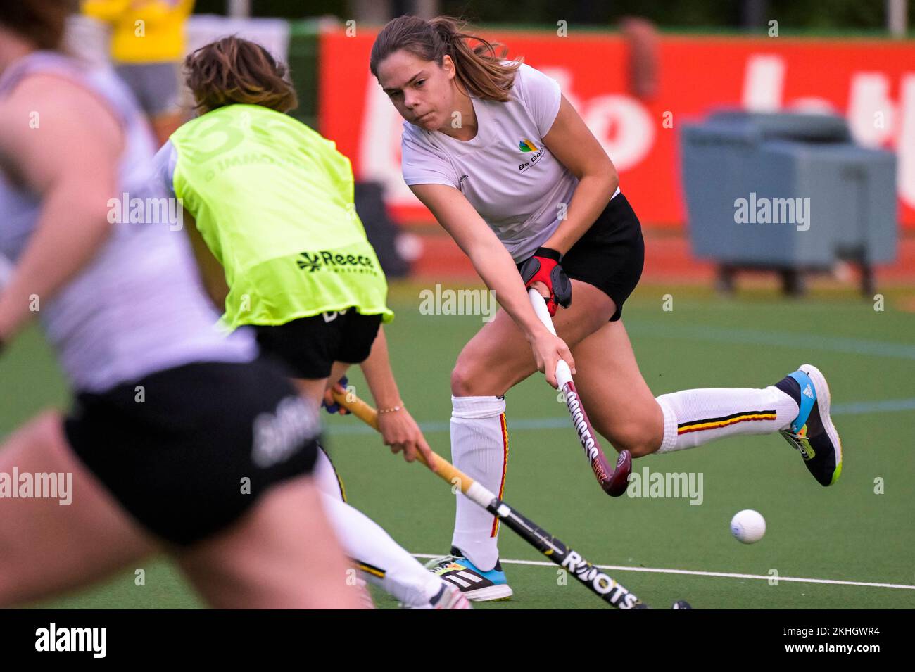 Hockey player Emily White pictured in action during a training camp ...