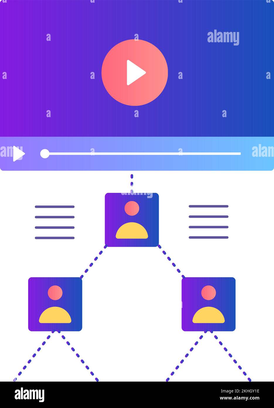 Viral marketing strategy icon. Social media promotion campaign vector ...