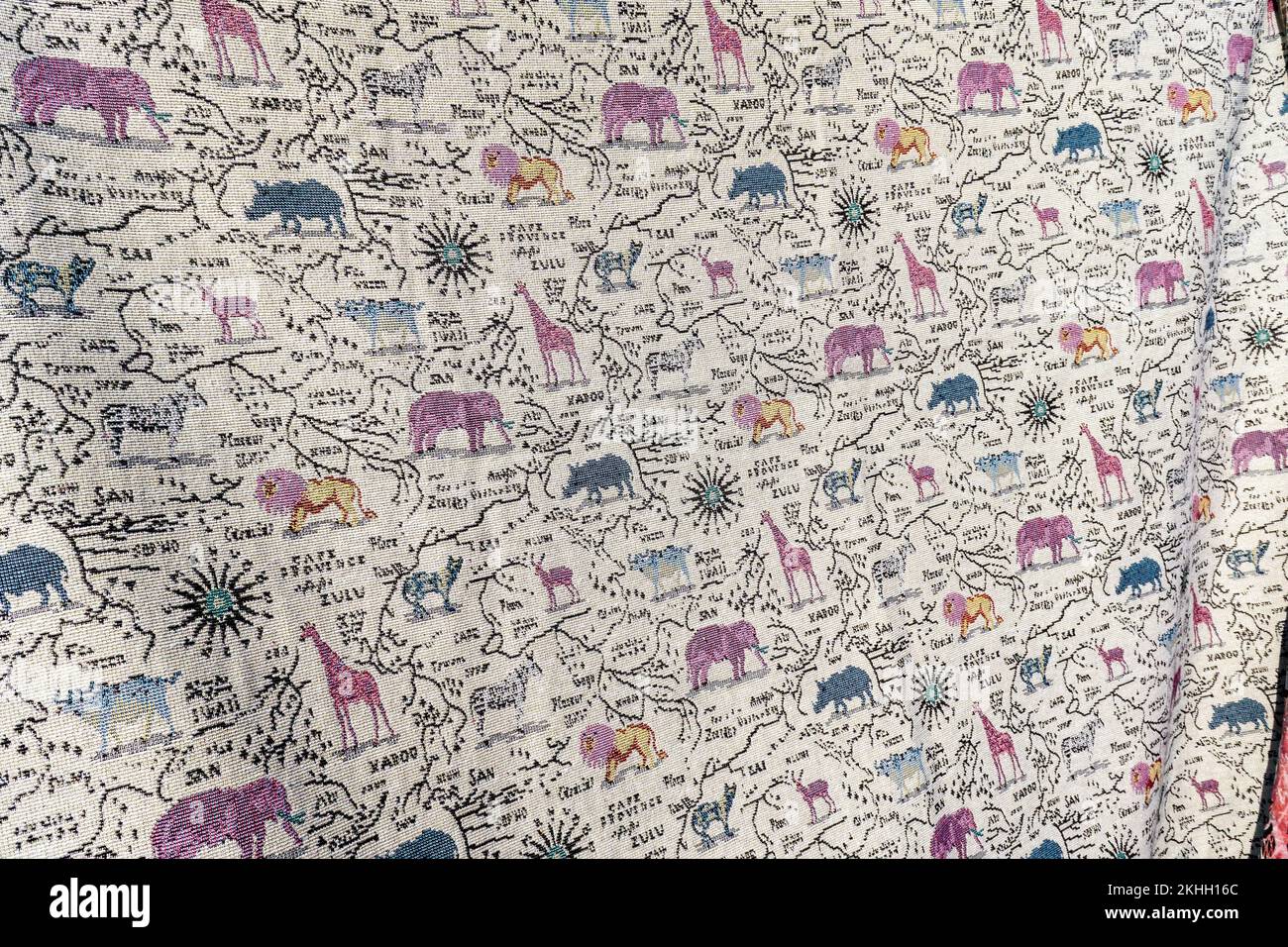 African fabric pattern hi-res stock photography and images - Alamy