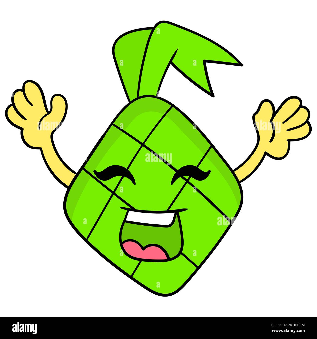 A doodle icon drawing of a cartoon Eid food Stock Vector Image & Art ...